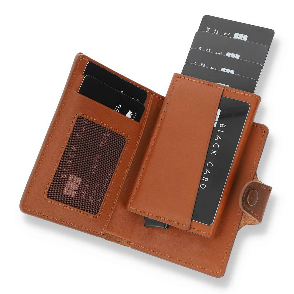 Magic Wallet mit Münzfach 15 Karten "Q-Wallet - Abnehmbares Kartenetui ...